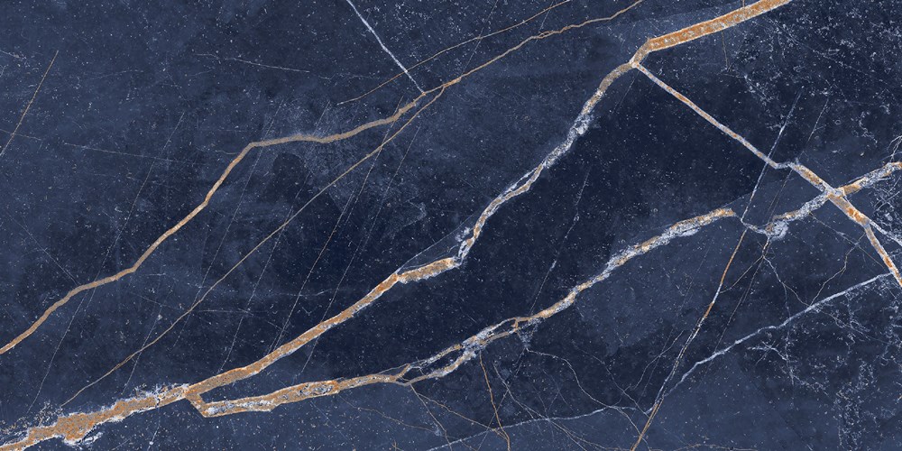 Blue Pearl Marble Look Glazed Porcelain Tiles By Lunex® Group