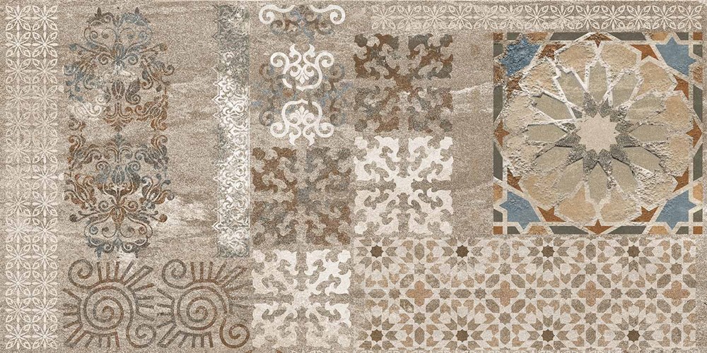 Ethique Moka Concrete Look Glazed Porcelain Tiles By Lunex® Group